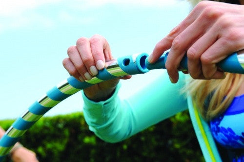 Travel Fitness Hoop (Blue) - Hoopnotica